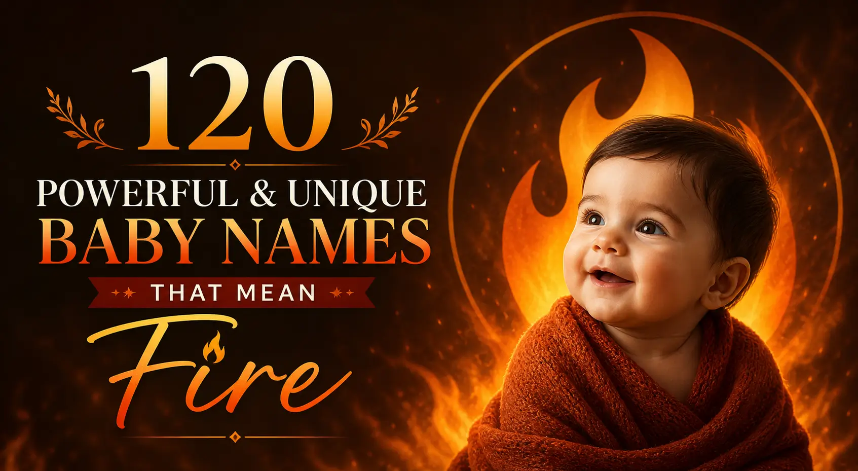 Names That Mean Fire | 120 Powerful & Unique Baby Names