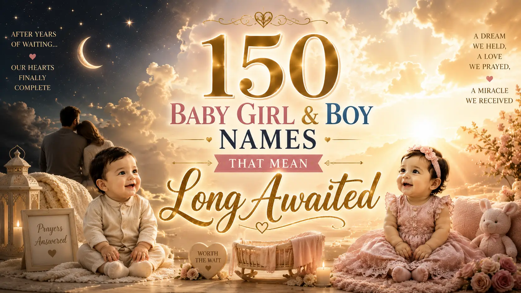 150 Baby Girl & Boy Names That Mean Long Awaited