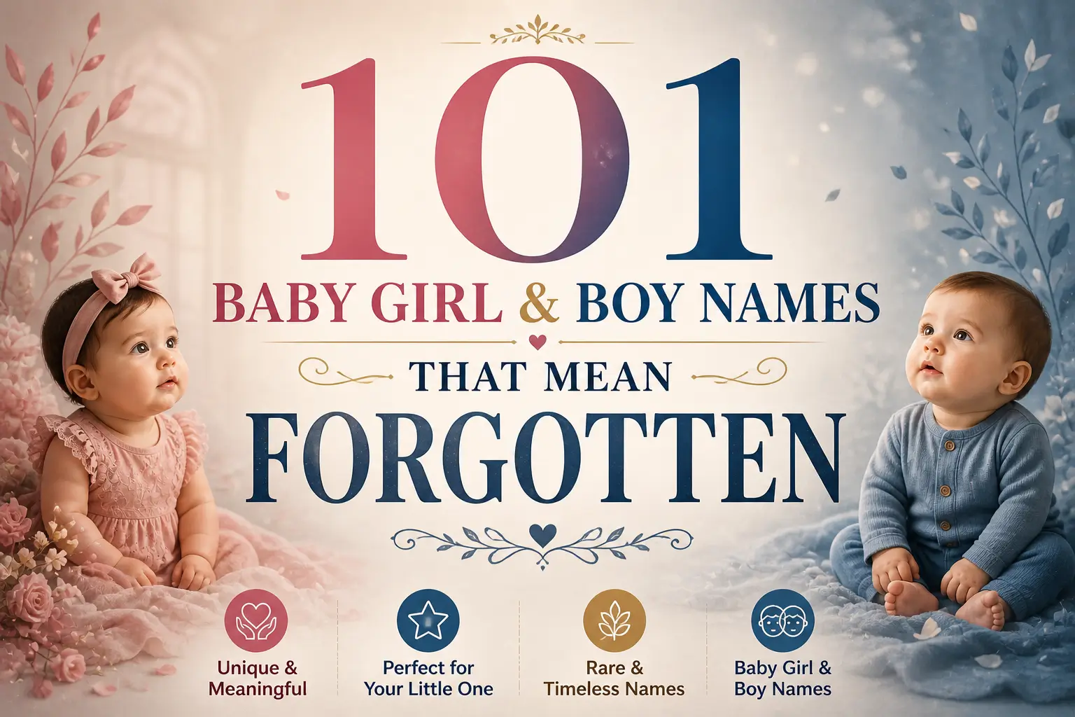 101 Baby Girl and Boy Names That Mean “Forgotten”